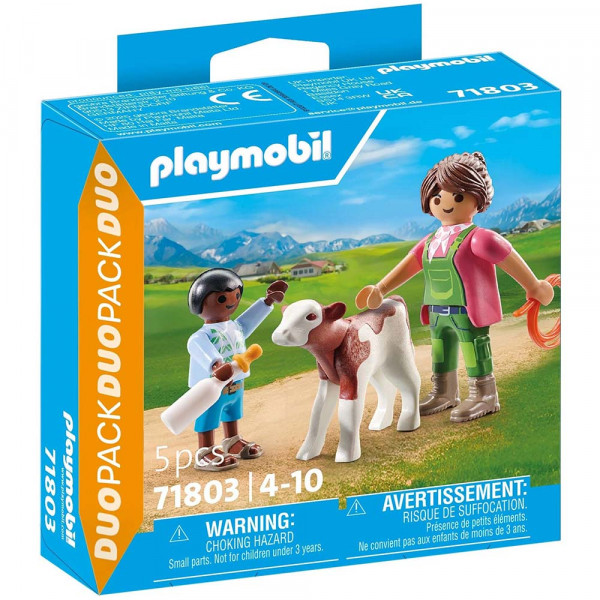 Playmobil Duo pack Farmer sa teletom