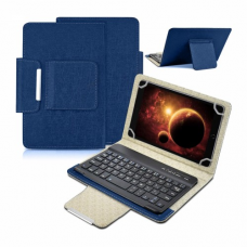 Futrola sa Bluetooth Tastaturom Leather za Tablet 11" Univerzalna plava