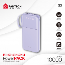 Power bank Prenosiva baterija Fantech S3 10000mAh, 10W ljubicasti