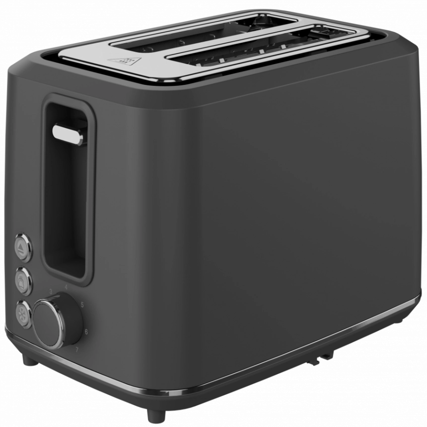 AENO Electric Toaster, Grey, 220-240V, 50-60Hz, 920-1080W, 2 slots, 3 modes, 7 browning levels
