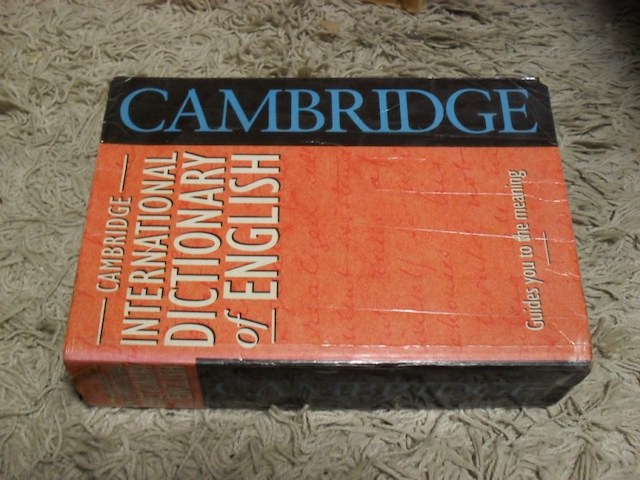 CAMBRIDGE INTERNATIONAL DICTIONARY OF ENGLISH