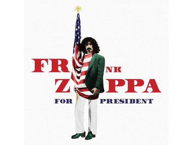 Zappa, Frank - Zappa For President  (red &; blue splatter on white