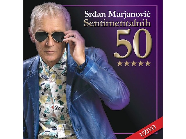 Srđan Marjanović –Sentimentalnih 50 Uživo LP u Celofanu