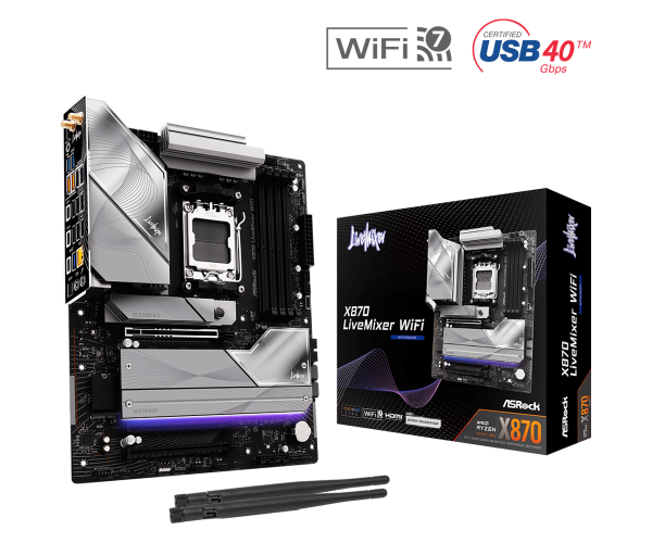 MB AM5 ASRock X870 LIVEMIXER WIFI