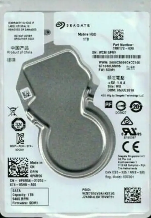 SEAGATE 1TB ST1000VT001 HDD