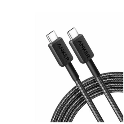 ANKER USB-C to USB-C Cable 3ft (240W) Braided Black
