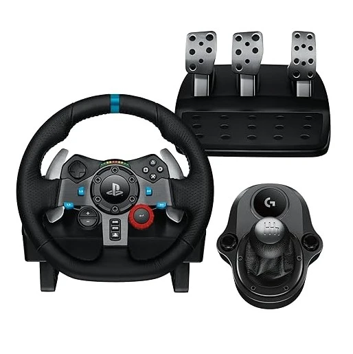 Logitech G29 Driving Force Gaming Racing Wheel + Logitech Shifter