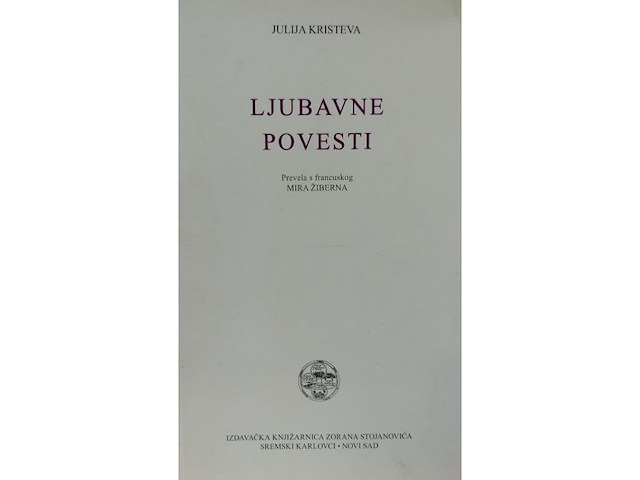 Ljubavne povesti - Julija Kristeva
