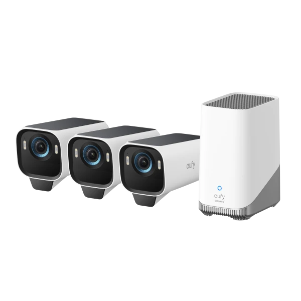 ANKER EufyCam S3 Pro 3-Cam Kit - Black+White