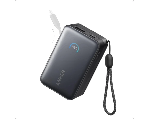 ANKER Nano 10000mAh 45W USB-C Power Bank crni