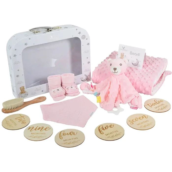 Cangaroo Poklon set za bebe 6u1 Bearli Pink