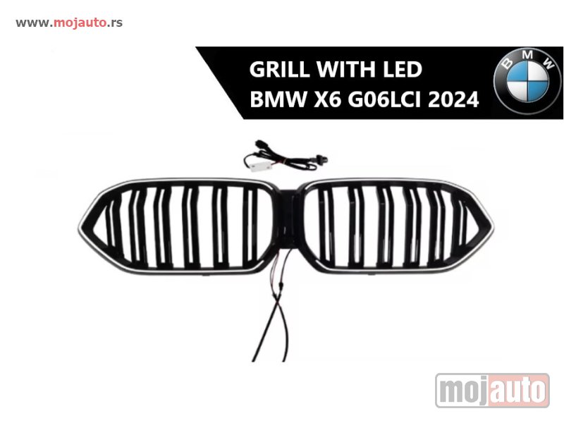 BMW X6 G06 LCI LED prednji grill 2024