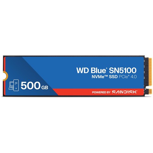 Western Digital 500GB WD Blue SN5100 PCIe Gen4 x4 SSD WDS500G5B0E
