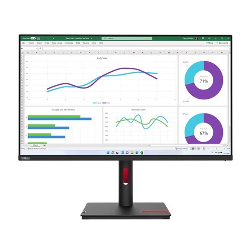 Lenovo 31.5″ ThinkVision T32h-30 QHD IPS Monitor, Model: 63D3GAR1EU