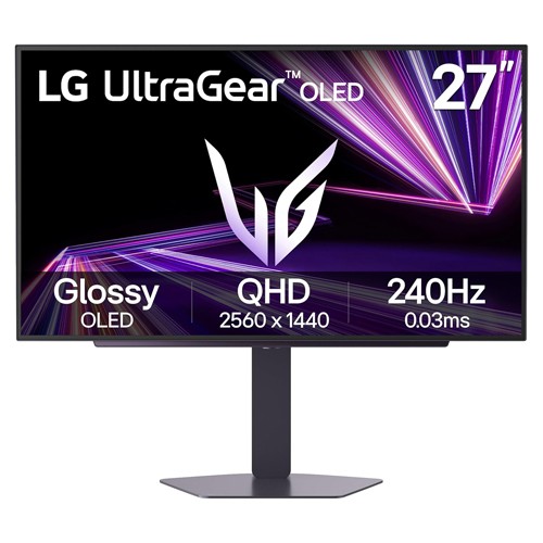 LG 27″ UltraGear OLED GX7 QHD 240Hz Gaming Monitor 27GX704A-B
