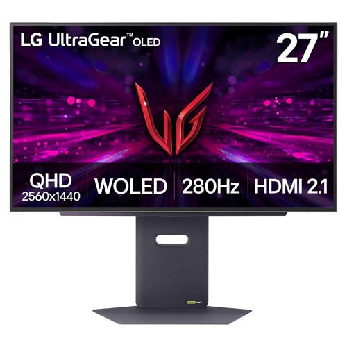 LG 26.5″ UltraGear QHD 280Hz OLED G-SYNC Gaming Monitor 27GX700A-B