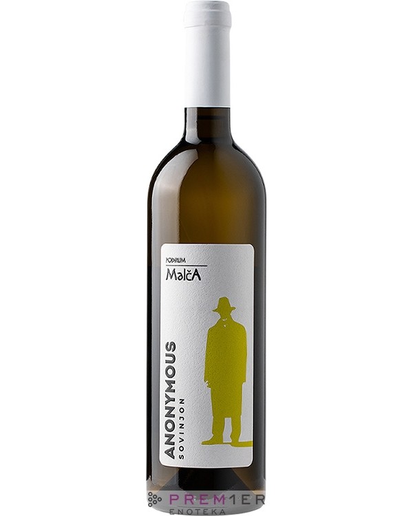 Malča Anonymous Sauvignon Blanc 0.75l + GRATIS ČAŠA 2023