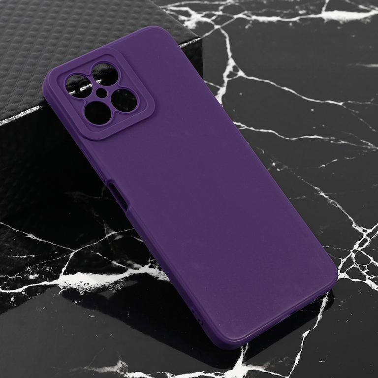 Zastitna maska (futrola) Teracell Giulietta - Huawei Honor X8 mat tamno ljubicasta
