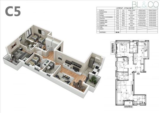 Jedinstvena prilika - Stan u novogradnji u blizini