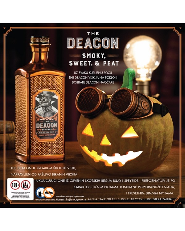 The Deacon Blended Scotch Whisky 0.70l + GRATIS THE DEACON NAOČARE