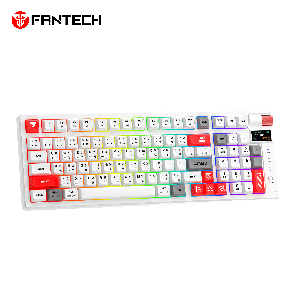 FANTECH Gejmerska Mehanička Tastatura MK918 ATOM PRO97 Space edition Red Switch Wireless