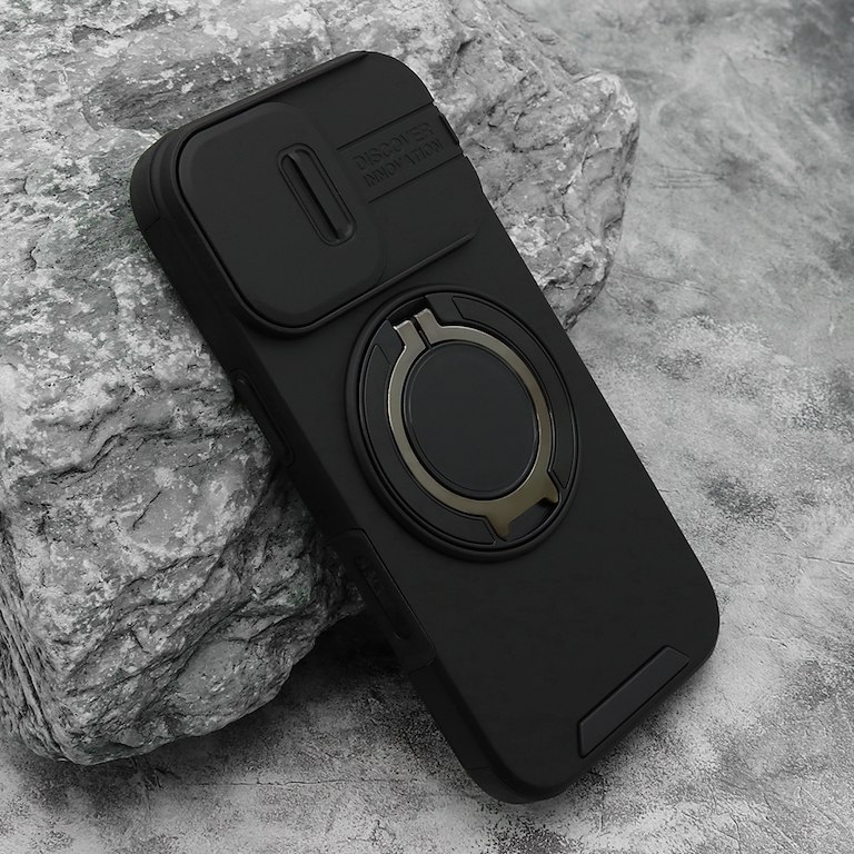 Zastitna maska (futrola) DEFENDER CAMSHIELD - iPhone 17 crna (MS)
