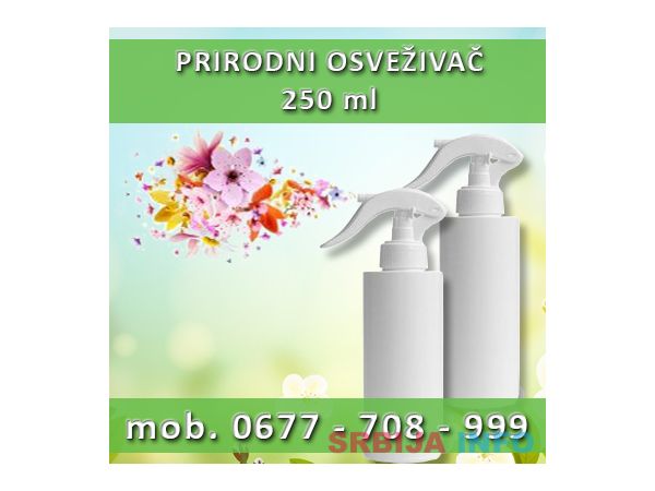 1 ili 3 Proizvoda – prirodni osveživači od 250 ml
