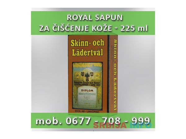 1 Proizvod – za čišćenje kožnog nameštaja, odeće ili obuće ROYAL 2