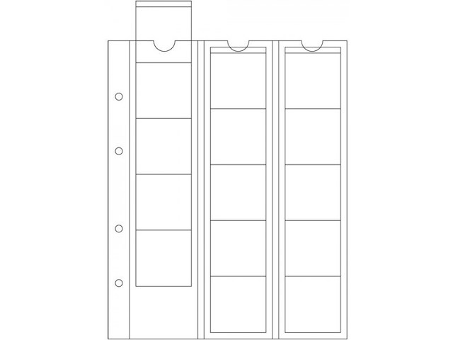 Stranice za kovanice 42mm OPTIMA