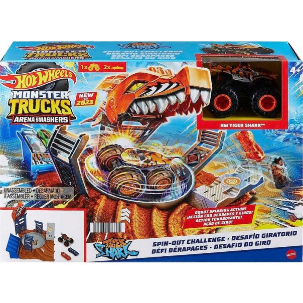 HOT WHEELS Igračka Arena Smashers Tigar-ajkula