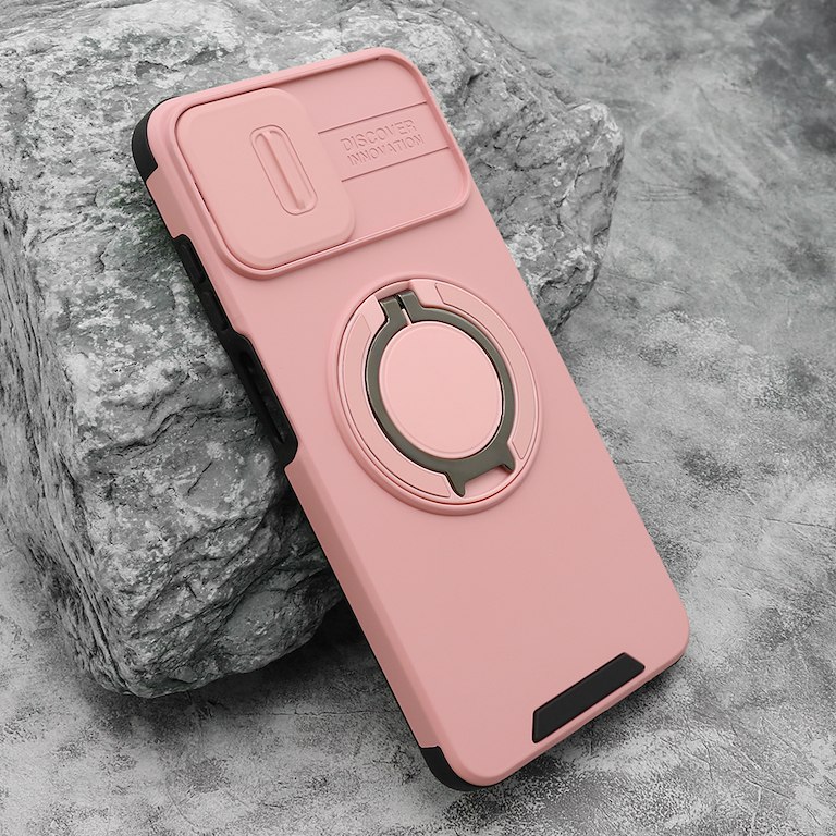Zastitna maska (futrola) DEFENDER CAMSHIELD - Samsung A065F Galaxy A06 roze (MS)