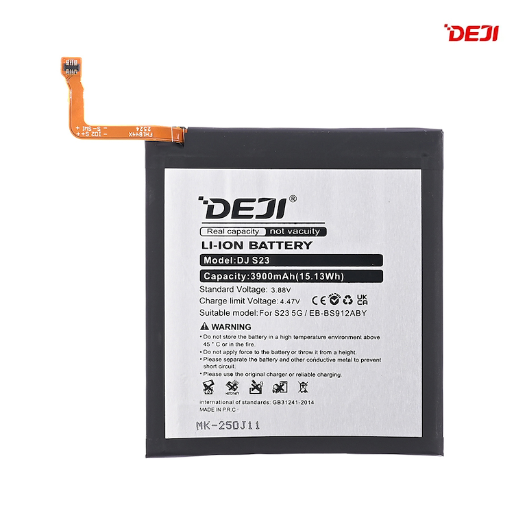 Baterija Deji - Samsung S911B Galaxy S23 (3900mAh) EB-BS912ABY