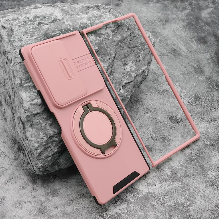 Zastitna maska (futrola) DEFENDER CAMSHIELD - Samsung F966B Galaxy Z Fold 7 5G roze (MS)
