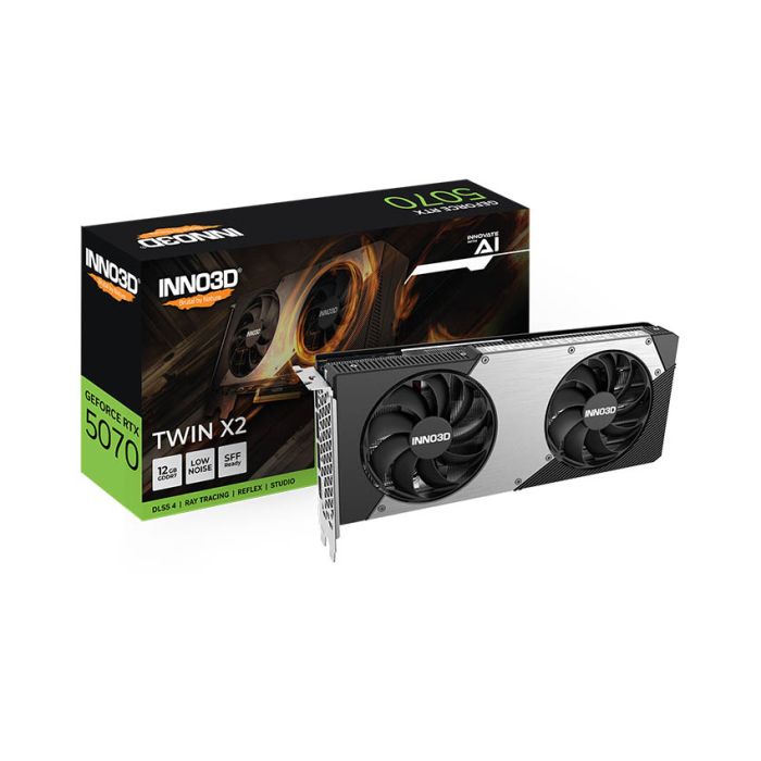 Grafička kartica INNO3D GeForce RTX 5070 Twin X2 12GB GDDR7 192bit