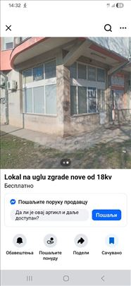 Za izdavanje ili na prodaju lokal 17kv