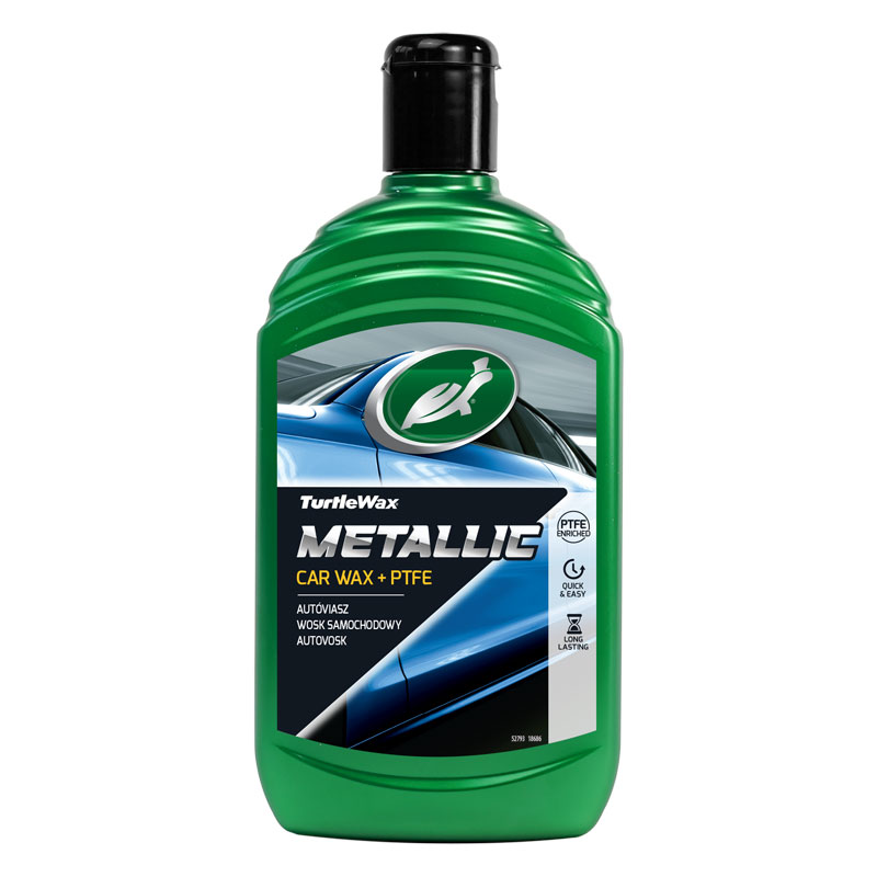 TURTLE WAX METALLIC WAX + PTFE 500 ML