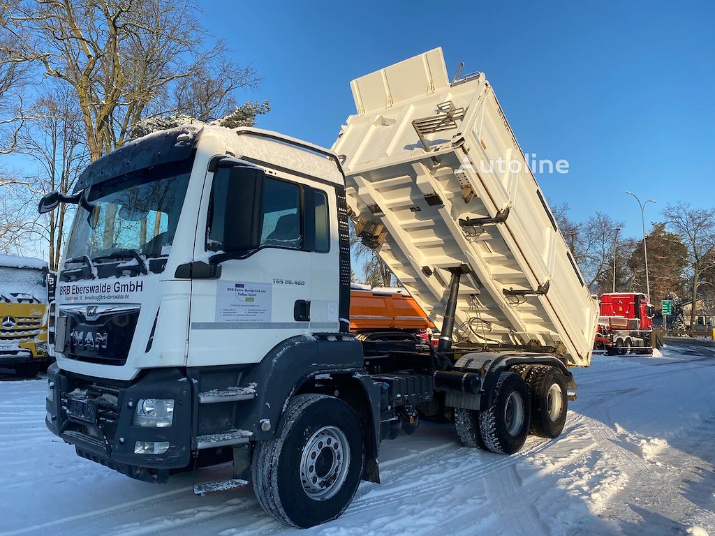 MAN-VW TGS 26.460 6X4 KIPPER MEILLER BORDMATIK 2018 kiper