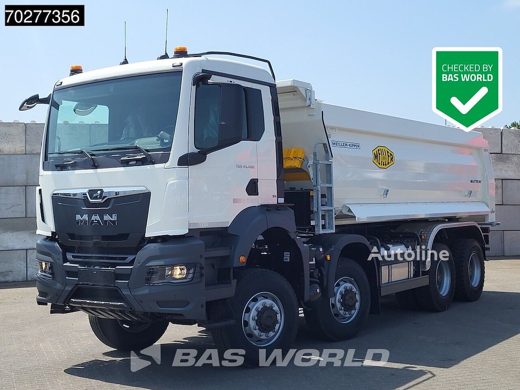 Novi MAN TGS 41.480 8X6 NEW! 19m3 Meiller Tipper Big-Axle Steel suspensio kiper