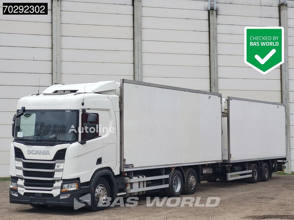 Scania R410 6X2 Refrigerated Combi Lamberet Carrier Retarder Euro 6 kamion furgon