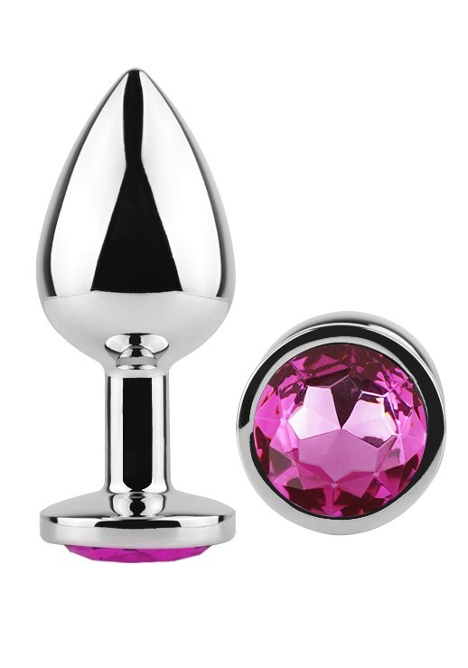 Diamond Butt Plug Medium Pink