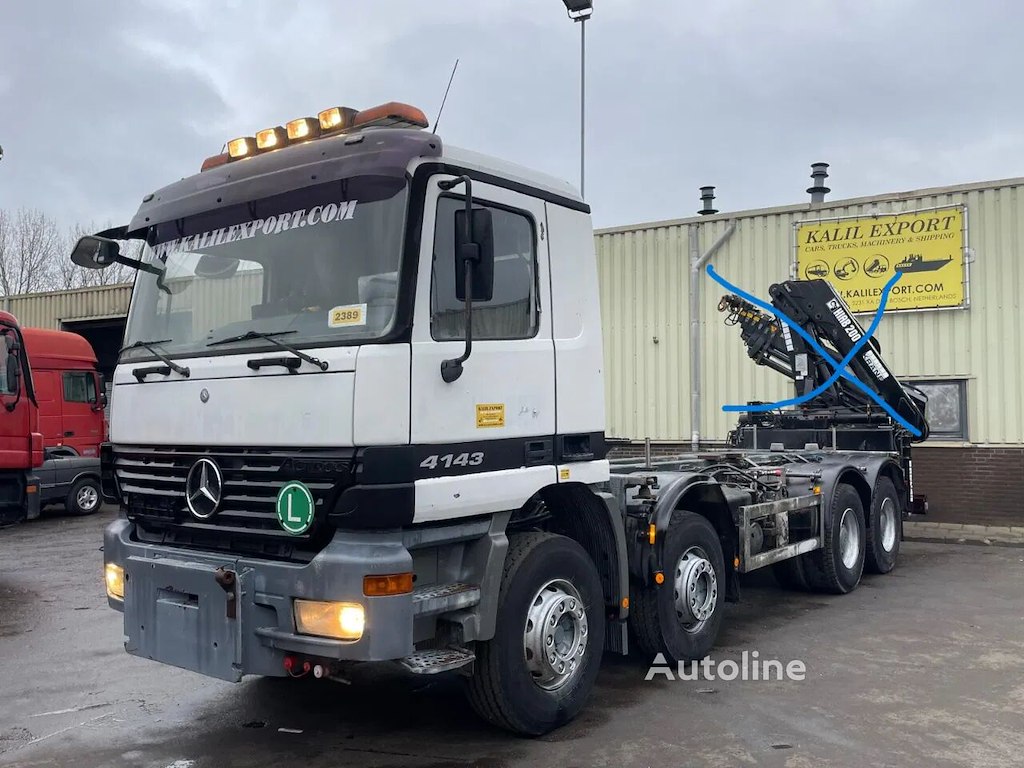 Mercedes-Benz Actros 4143 8x4 Truck Full Steel Suspension Manual Gearbox Airco kamion šasija
