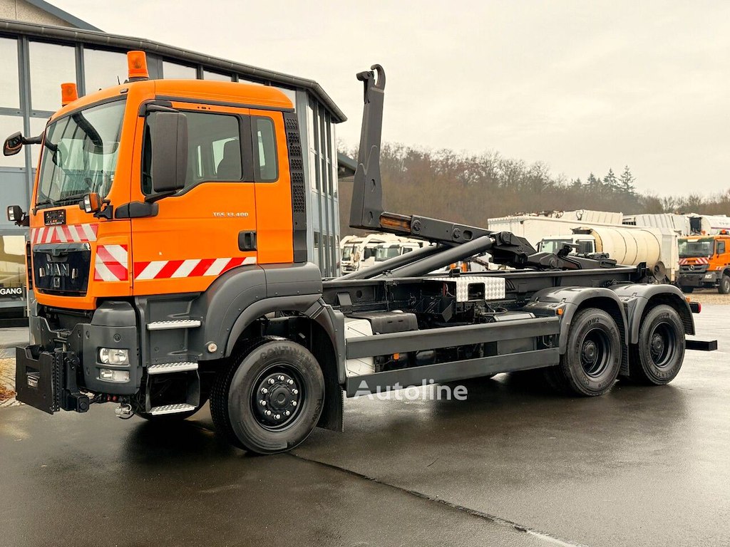 MAN TGS 33.400 6x6 Blattfederung Original 120500 km kamion rol kiper