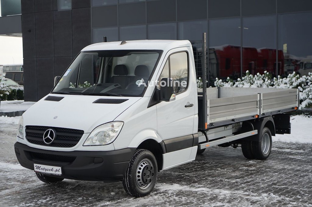 Mercedes-Benz SPRINTER  513 CDI / SKRZYNIOWY 4.4 m / MANUAL / BLIŹNIAK kamion s ravnom platformom < 3.5t