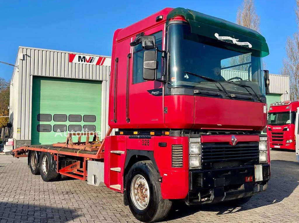 Renault Magnum 430 6x2, Manuel, MACK, TELMA, En excellent état ! autotransporter