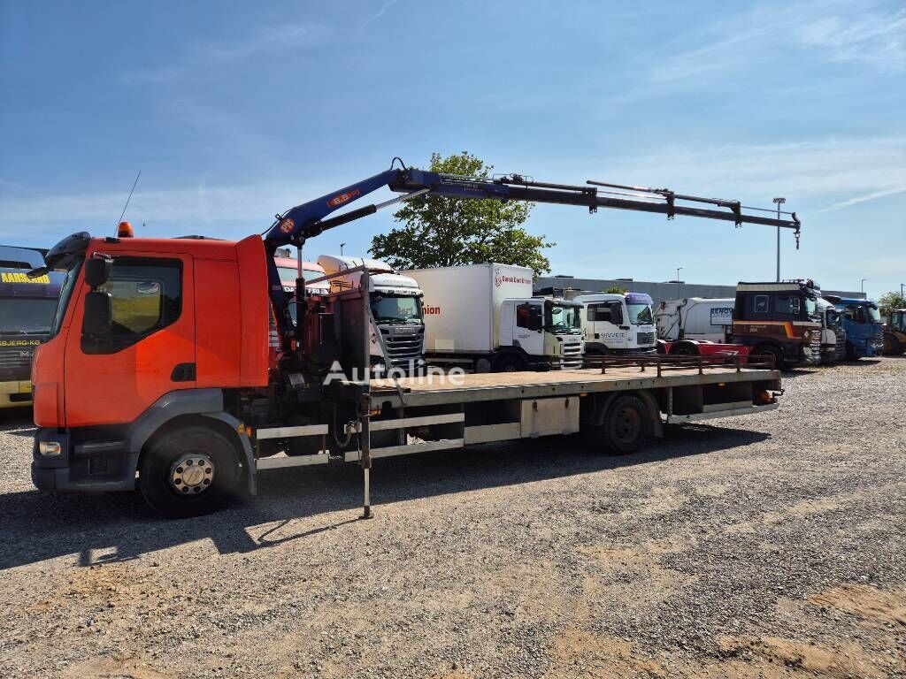 DAF LF 55.250 // Crane PM 8,5 Radio controlled// kamion platforma