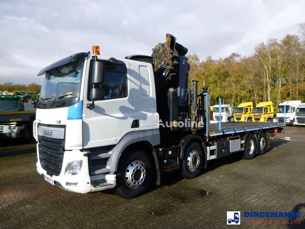 DAF D.A.F. CF 460 8x2 RHD + Hiab XS 658 Hipro kamion platforma
