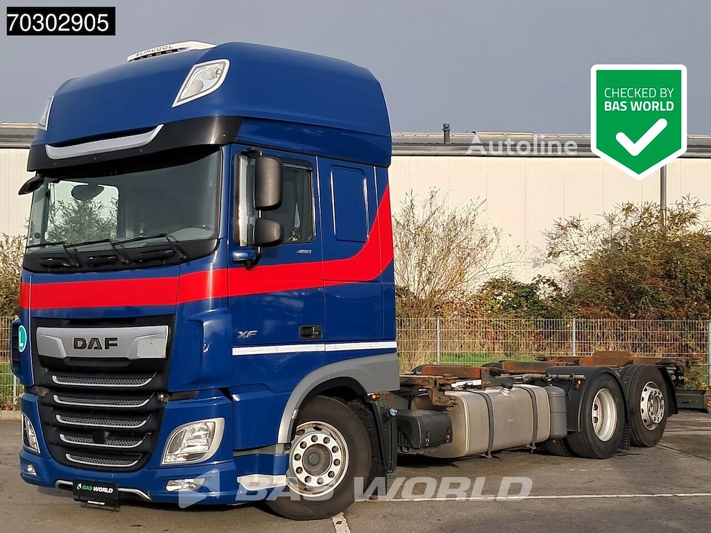 DAF XF 480 6X2 BDF Retarder SSC Lift+Steering Axle Automatic Euro 6 vozilo za prevoz kontejnera