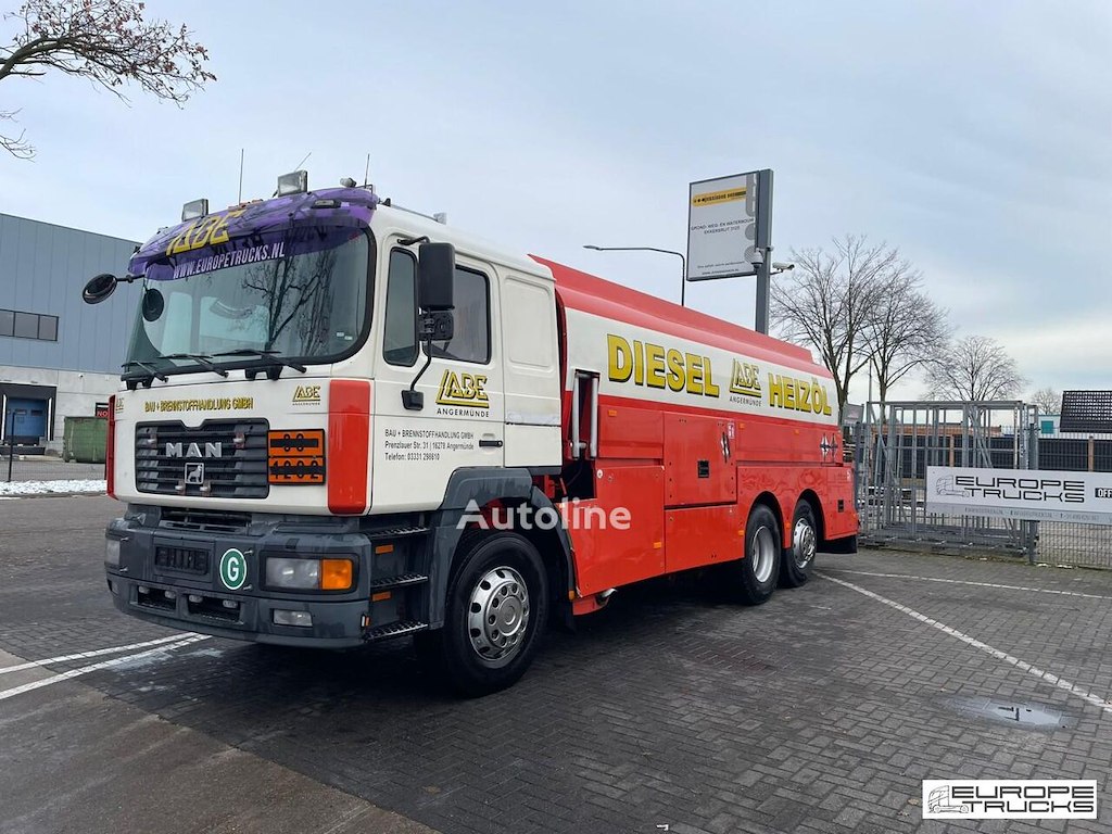 MAN 26.414 Steel/Air - Manual - 17.250 Ltr - German Truck autocisterna