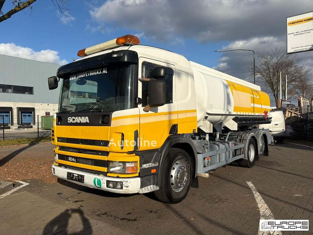 Scania 124 420 Steel/Air - Manual - 18.000 Ltr - ADR/Benzin/Diesel/Oil autocisterna