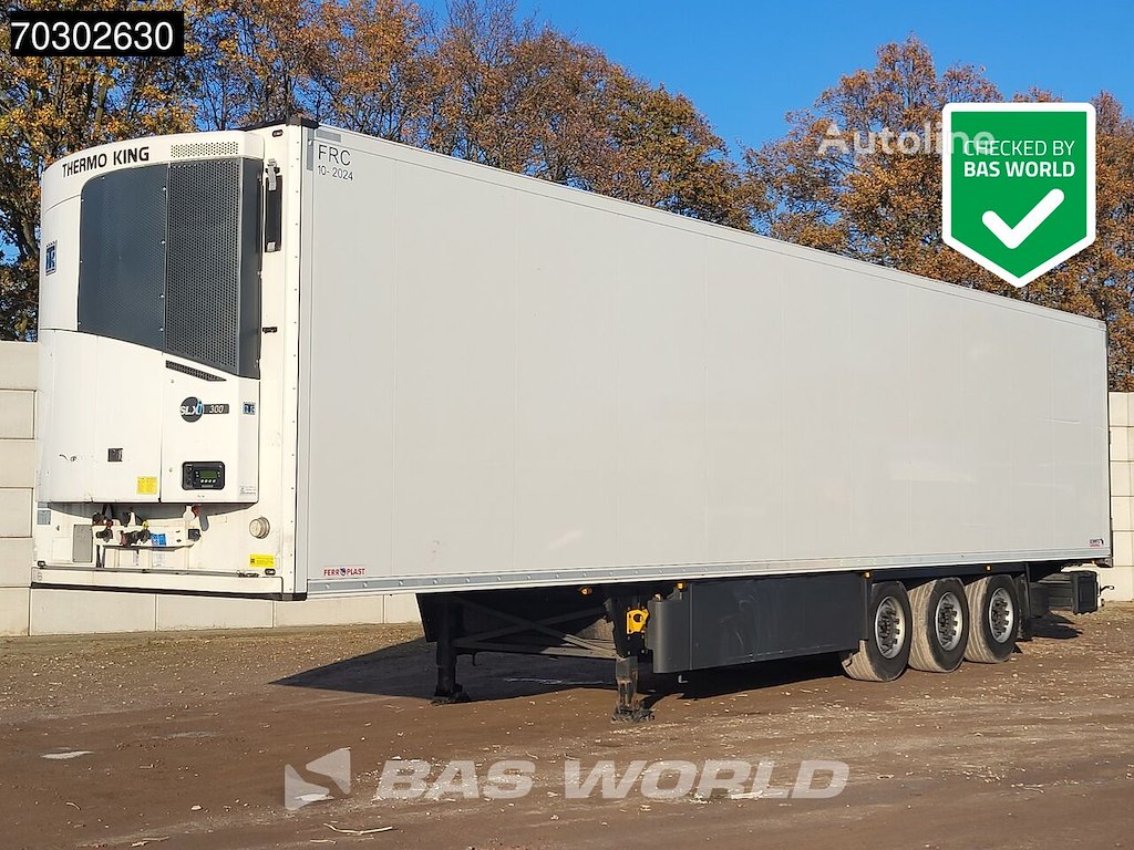 Schmidt SCB*S3B 3 axles TUV 03/26 Blumenbreit Palettenkasten poluprikolica hladnjača